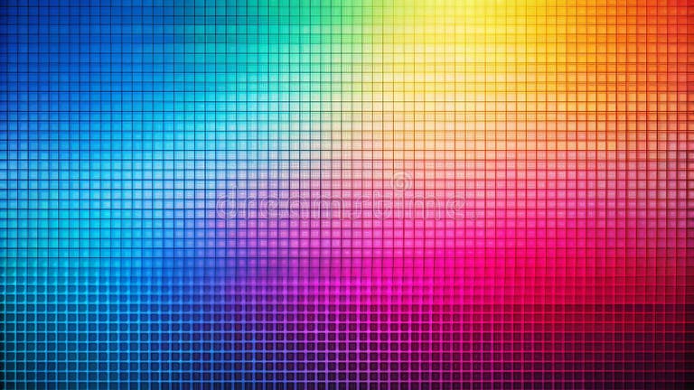 Stunning Panoramic Abstract Grid Background Versatile Design Template ...