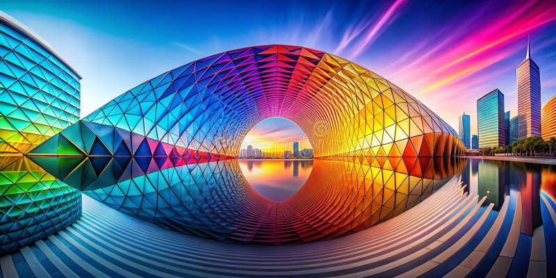 Stunning Panoramic Abstract Line Pattern Background Modern Geometric ...