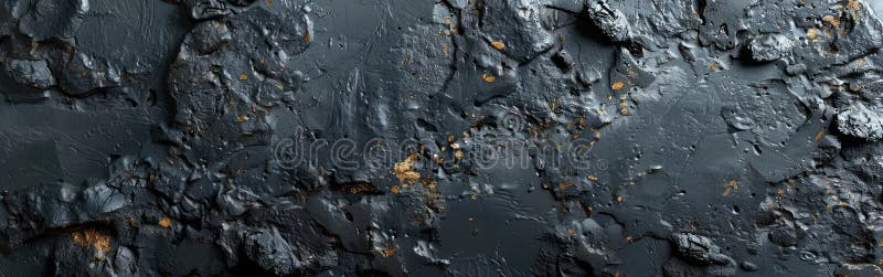 Dark Anthracite Stone Concrete Texture - Panoramic Banner with Long ...