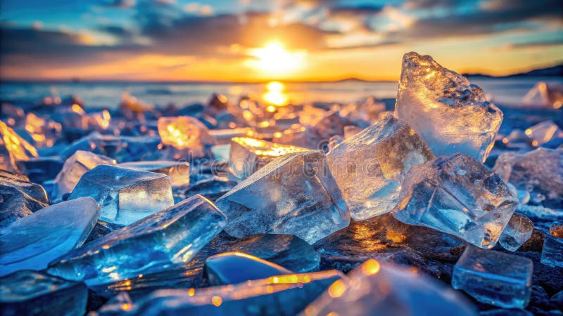 Stunning Panoramic Crushed Ice Texture a Breathtaking Background for ...