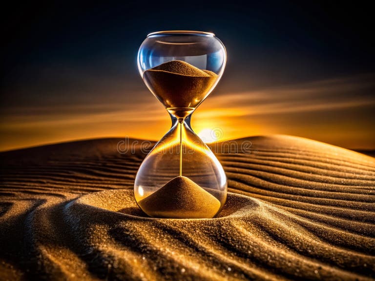 Stunning Panoramic Hourglass Still Life an Elegant and Intriguing ...