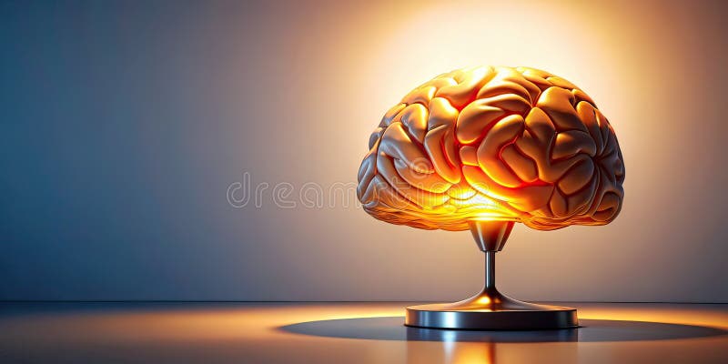 A Panoramic AIGenerated Brain Lamp Inspiring Reflection and Inner Peace ...