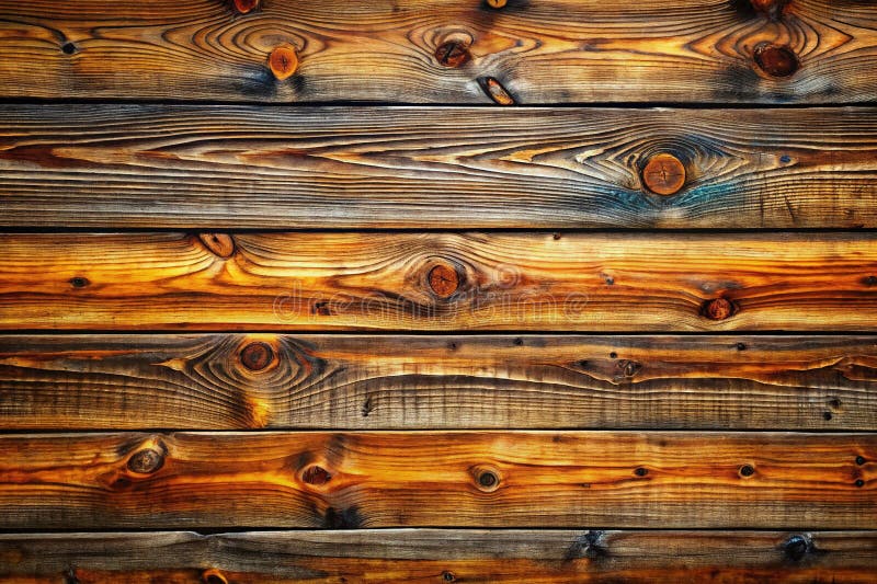 Stunning Panoramic View of Rustic Aged Pine Plank Wall a HighQuality ...