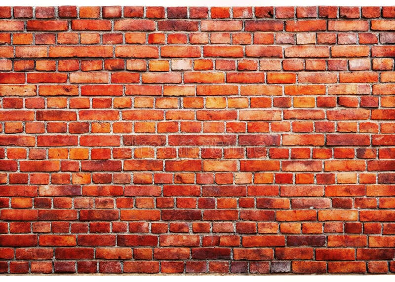 Stunning Panoramic View of a Weathered Red Brick Wall Seamless Pattern ...