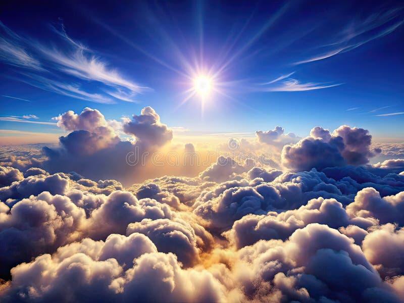 Stunning Panoramic White Cloud Background Realistic 3D Render for ...