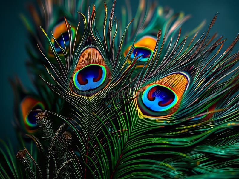 Stunning Peacock Feather PNG Pack for Design Projects Vibrant ...