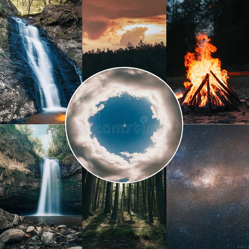 A Stunning Photo that Artfully Captures the Five Elements of Nature ...