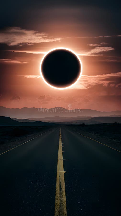 Stunning Photo Captures Solar Eclipse in Afternoon Sky Stock ...