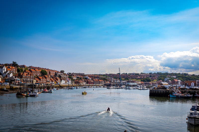 Stunning Photo Taken in Whitby Stock Photo - Image of sunnyday, daytime ...