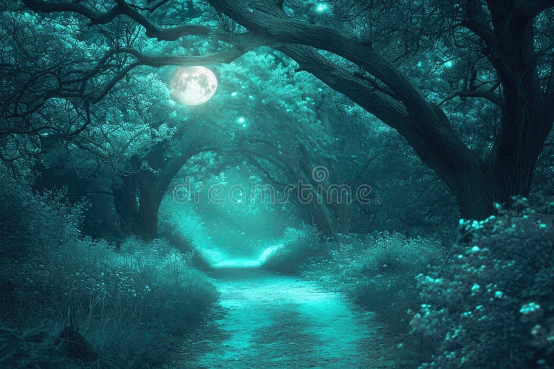 A Stunning Photograph Capturing the Beauty of a Lush Forest Teeming ...