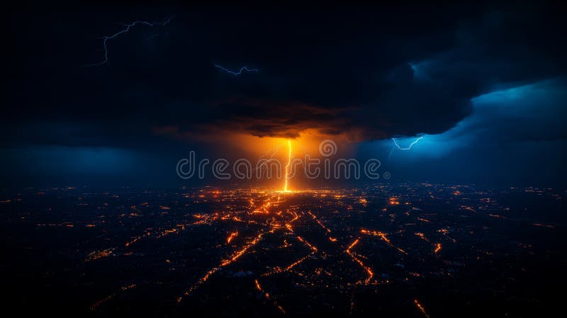 Stunning Photograph of Massive Thundercloud with Lightning Illuminating ...