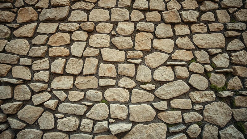 A Stunning, Photorealistic Capture of a Weathered Stone Wall: Detailed ...