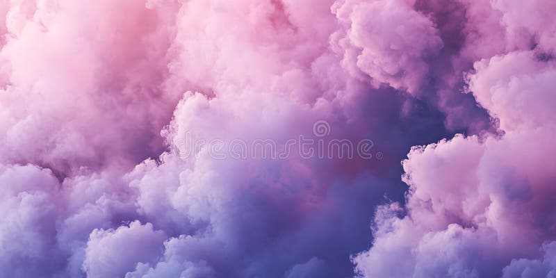 Stunning Pink and Purple Cloudscape a Dreamy Background Image Stock ...