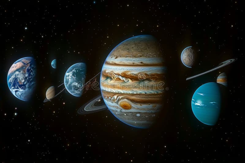 Stunning Planetary Alignment Featuring All Eight Solar System Planets ...