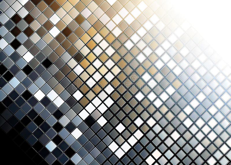 Stunning Platinum To Black Abstract Square Gradient Pattern AIGenerated ...