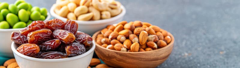 Beautifully Arranged Dates and Nuts Platter Essential Iftar Treats for ...