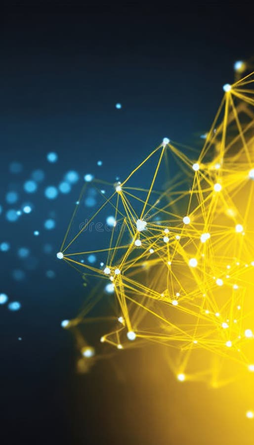 Stunning Plexus Texture with Modern Polygon Pattern and Digital ...