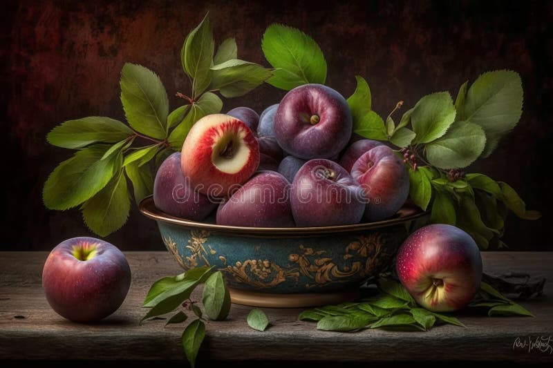 Stunning Pluots: Award-Winning Canon Photography Stock Illustration ... Stunning Pluots: Award-Winning Canon Photography Stock Illustration ...