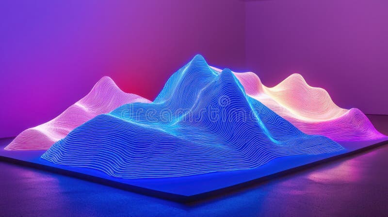 Stunning Product Display Features Podium Like Structure with Vibrant ...