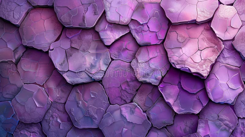 A Stunning Purple Hexagon Pattern Texture Complete with a Delicately ...