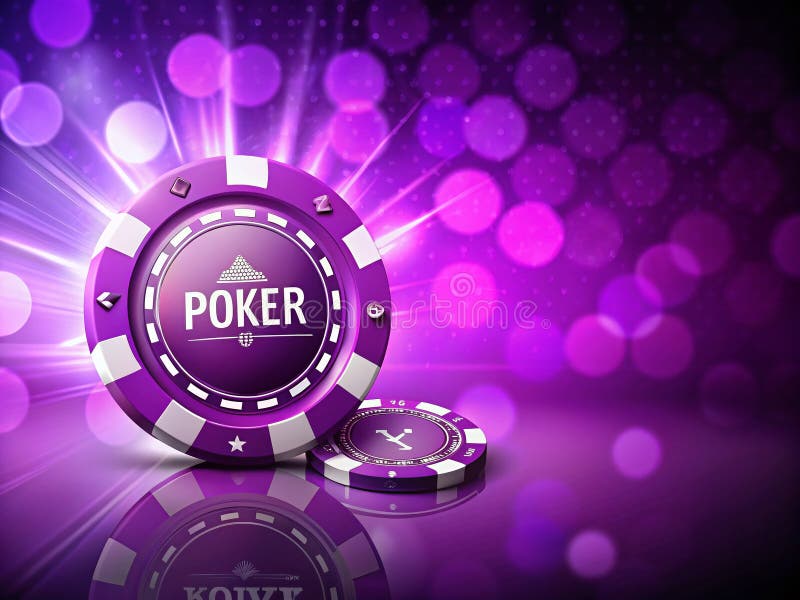 Stunning Purple Poker Background a Sophisticated Design Element for ...