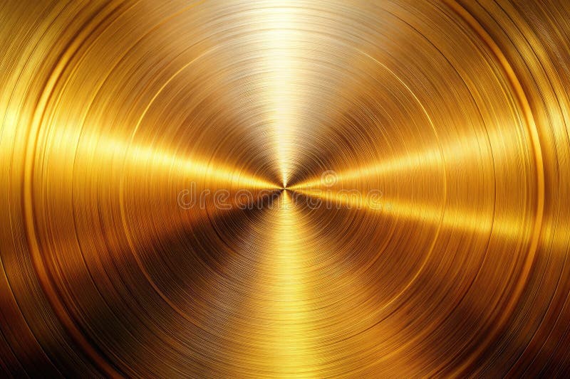 Stunning Radial Gold and Brushed Brass Texture a Luxurious Abstract ...