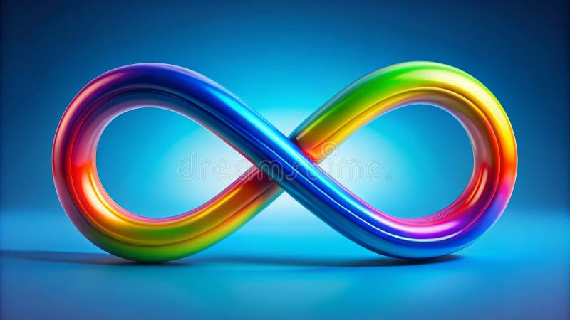 Stunning Rainbow Infinity Symbol Set a Vibrant Design for Creative ...