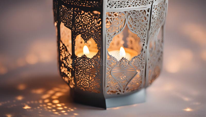 A Stunning Ramadan Candle Lantern, Featuring Such Intricate Patterns ...