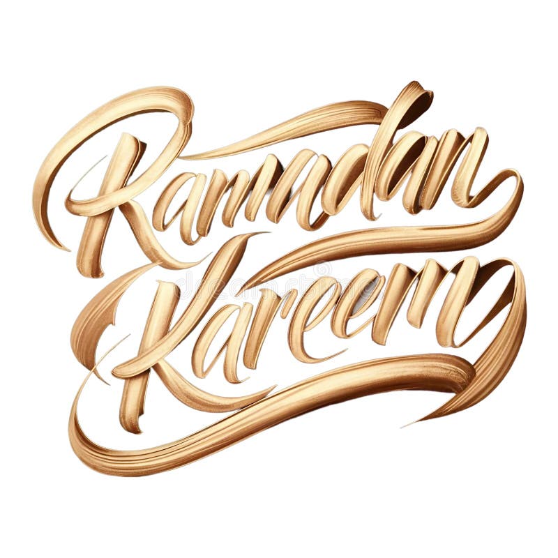 A Stunning Ramadan Typography Design Stock Illustration - Illustration ...