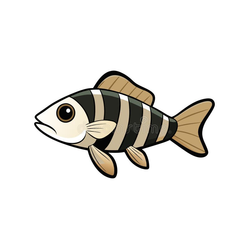 Stunning Realistic Banded Archerfish Stock Illustrations – 2 Stunning ...