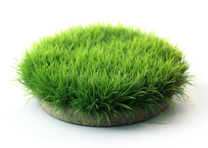 Stunning Realistic CGI TiltShift Miniature Detailed Round Grass Patch ...