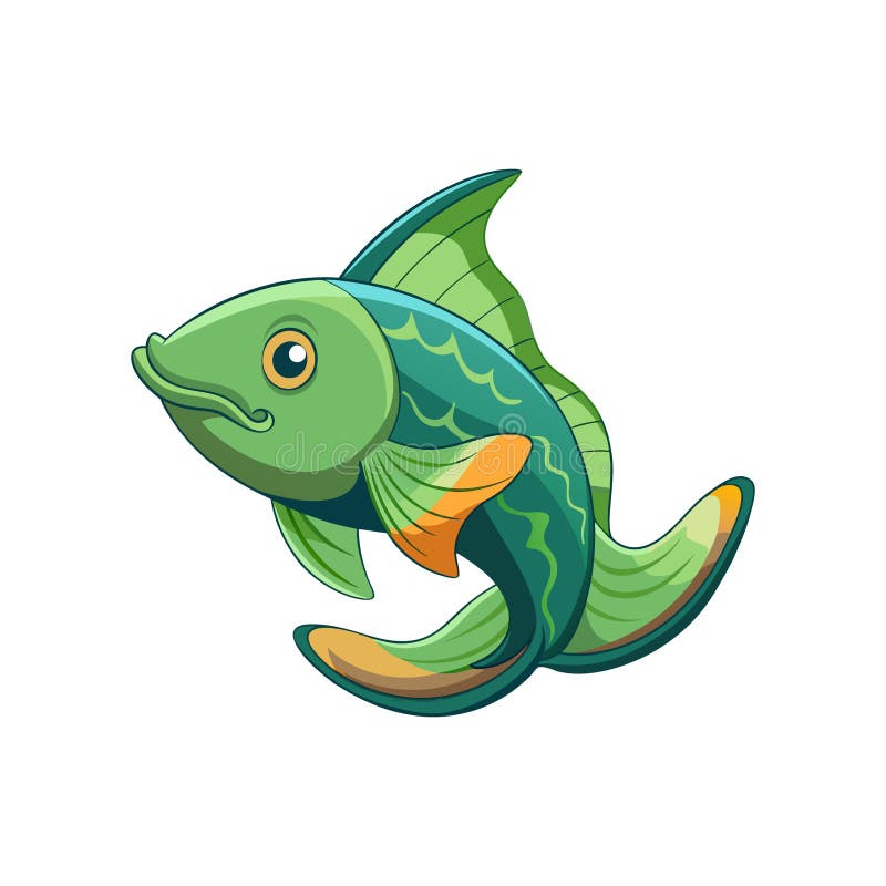 Stunning Realistic Elephant Fish Underwater Stock Illustration ...