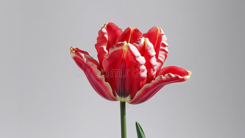 Stunning Red Double Late Tulip Closeup Bloom Stock Photos - Free ...