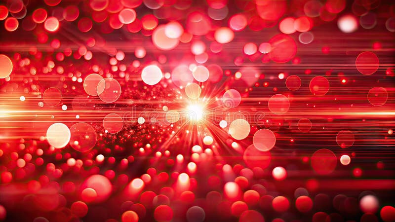 Stunning Red Glitch Bokeh Background a Vibrant Abstract Design for ...