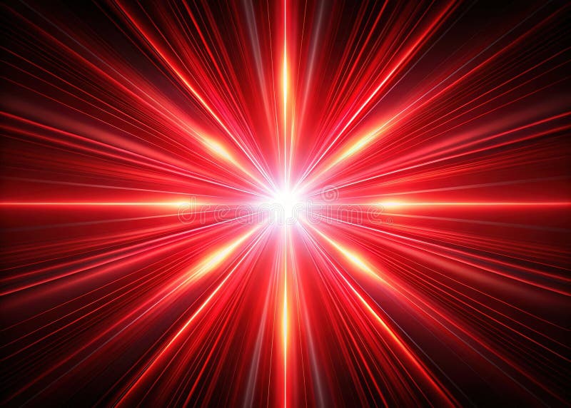 A Stunning Red Light Ray Symbolizing Dynamic Energy and Futuristic ...