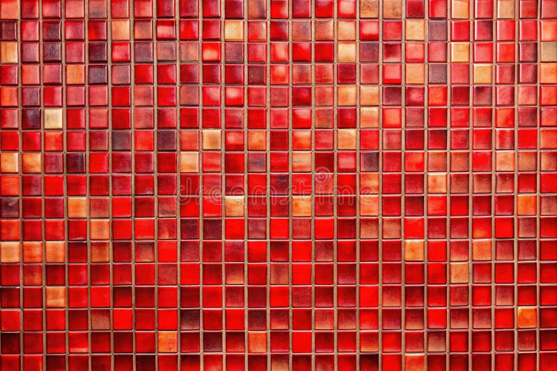 Stunning Red Mosaic Tile Patterns Design Inspiration for Exterior and ...