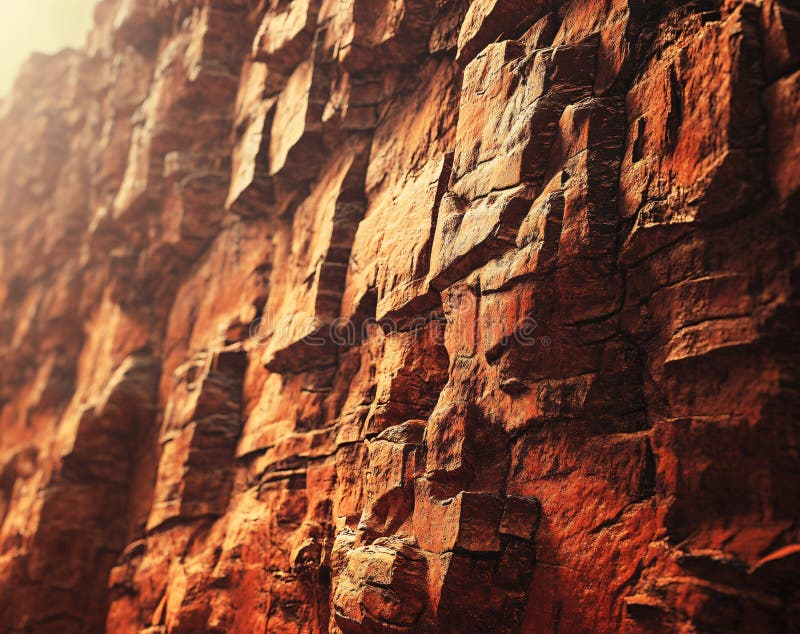 Stunning Red Rock Cliff Face Texture Background High Quality Image ...