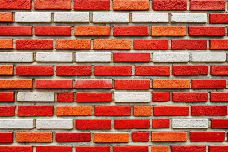 Stunning Red and White Brick Wall Texture Horizontal Background Image ...