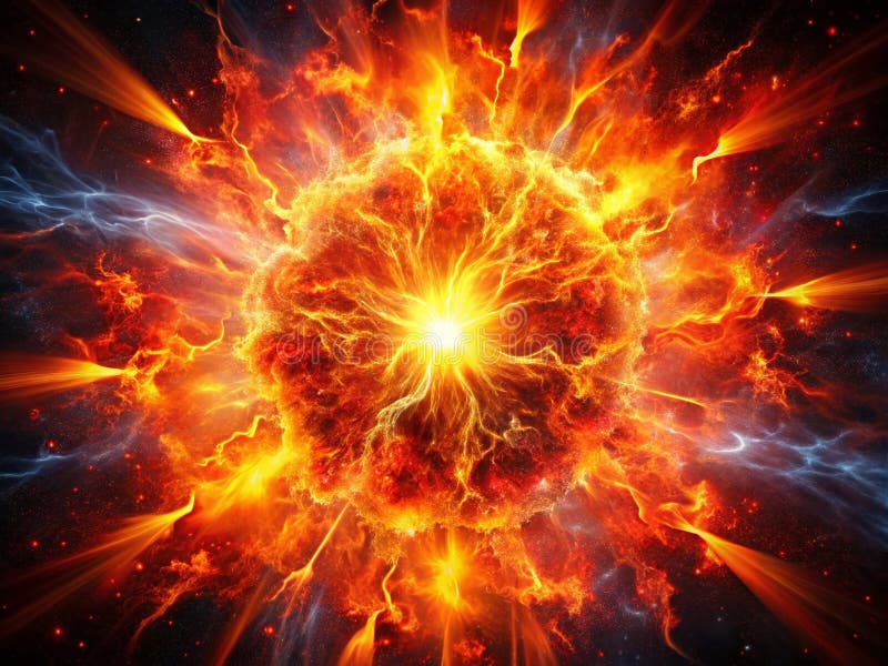Stunning RedOrange Plasma Explosion Background a HighImpact Visual for ...