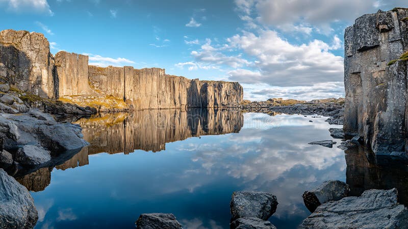 Distinctive Hexagonal Basalt Columns Stock Illustrations – 16 ...