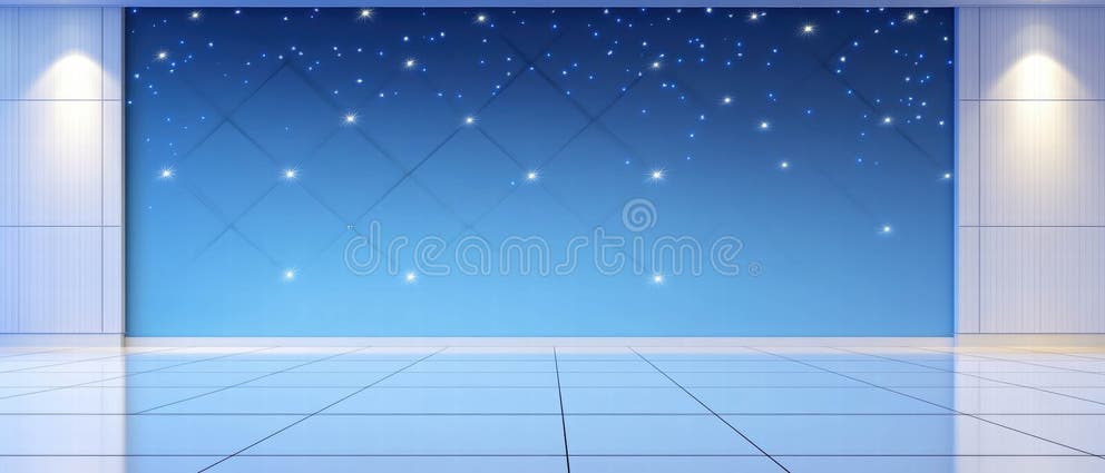 Stunning Reflective Backdrop with Starry Sky for Creative Events and ...