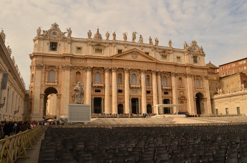 Stunning Religious Building in St Peters Square Editorial Stock Image ...