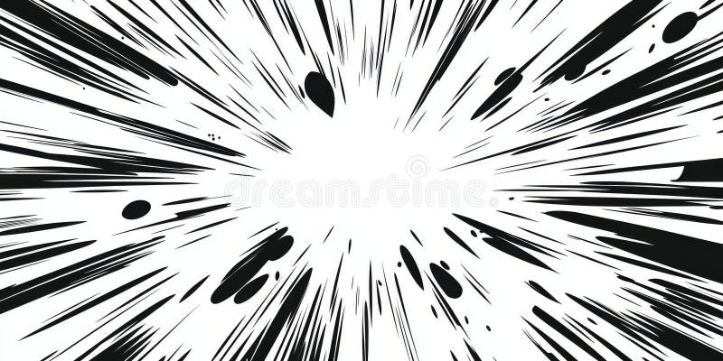 A Stunning Representation of the Dynamic Manga Explosion Effect that ...