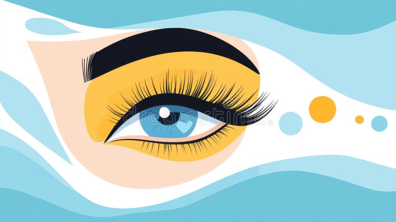 Discover the Art of Lash Extensions with this Chic Illustration ...