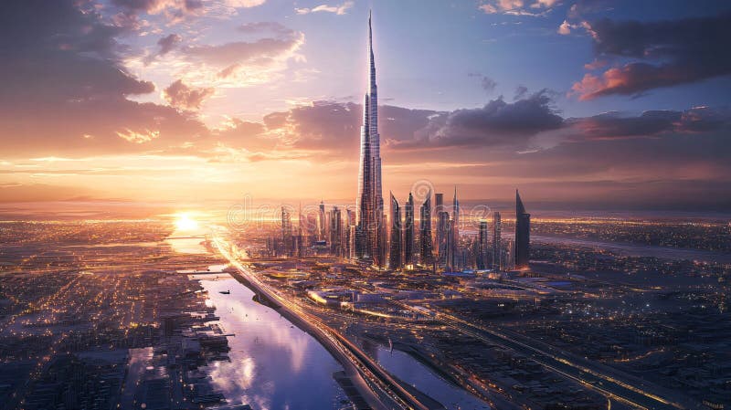 Stunning Riyadh Landscape Daytime View Stock Illustration ...