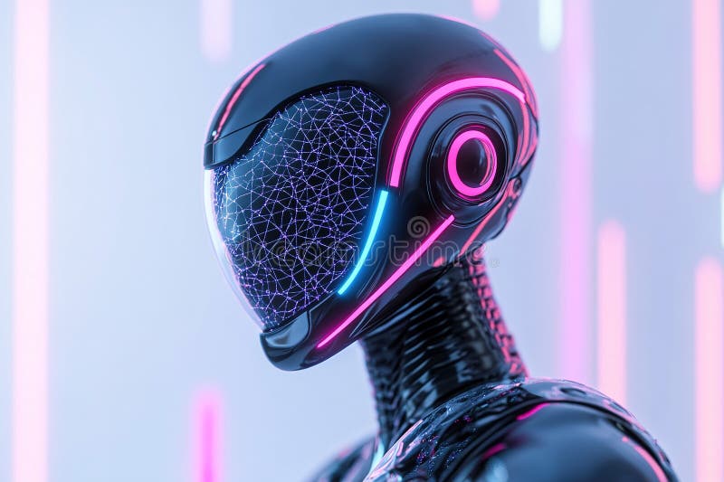 This Stunning Robot Features a Sleek Design with Glowing Neural Network ...