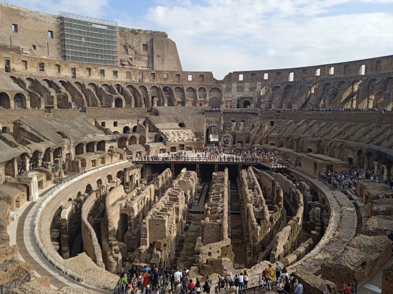 Stunning Roman Coliseum in Rome Italy Stock Photo - Image of plaza ...