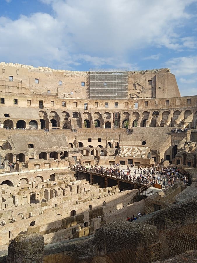 Stunning Roman Coliseum in Rome Italy Stock Photo - Image of palace ...