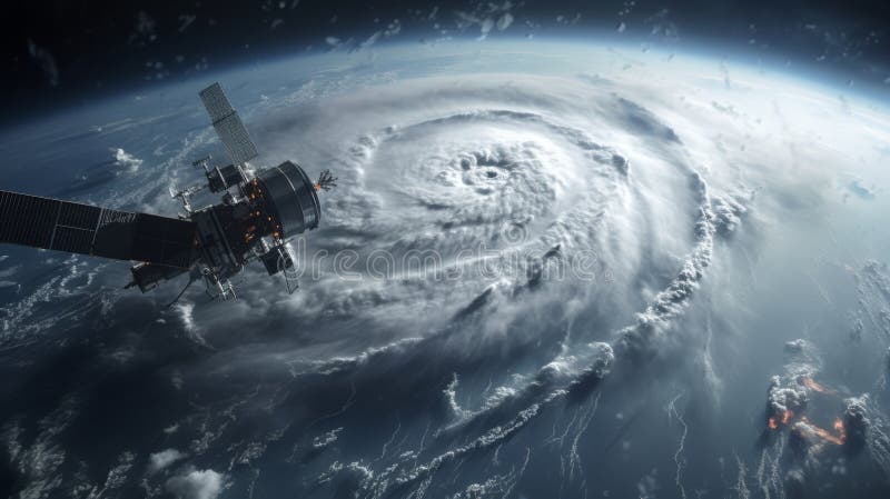 Stunning Satellite Imagery Capturing the Powerful Swirl of a Hurricane ...