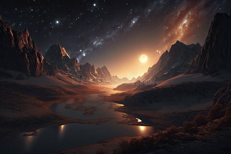 Stunning Scenery, with Sunshine, Starlight, and the Stars in the ...